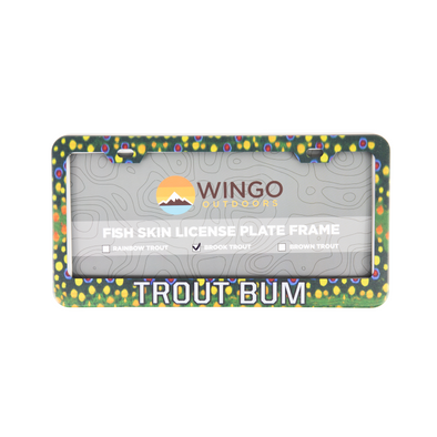 Wingo License Plate Frame – The Tackle Shop